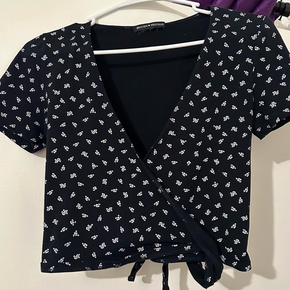 Brandy Melville | Tops | Brandy Melville Wrap Top | Poshmark